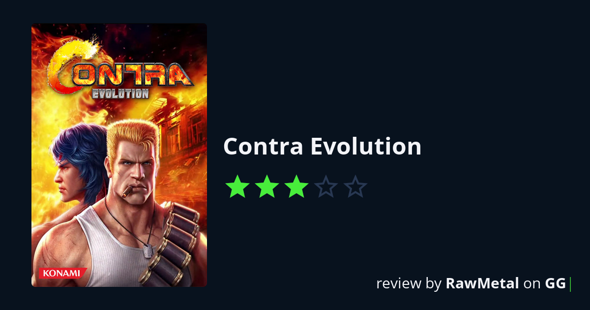 3/5 ★ – RawMetal's review of Contra Evolution.